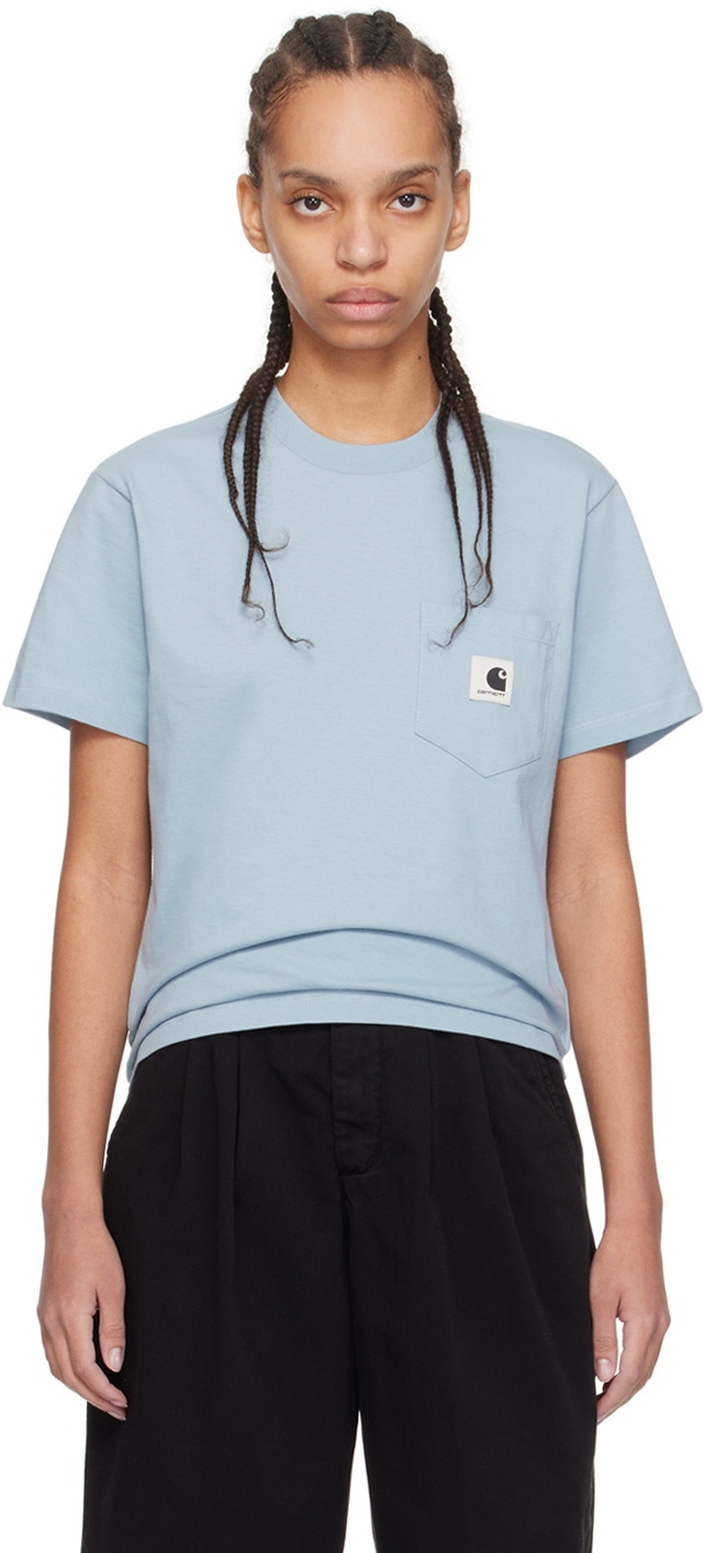 Carhartt Work In Progress Blue Pocket T-Shirt Carhartt WIP