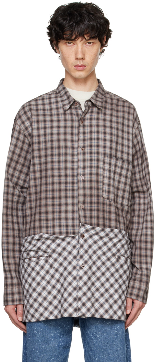 Magliano Brown Criny Shirt Magliano