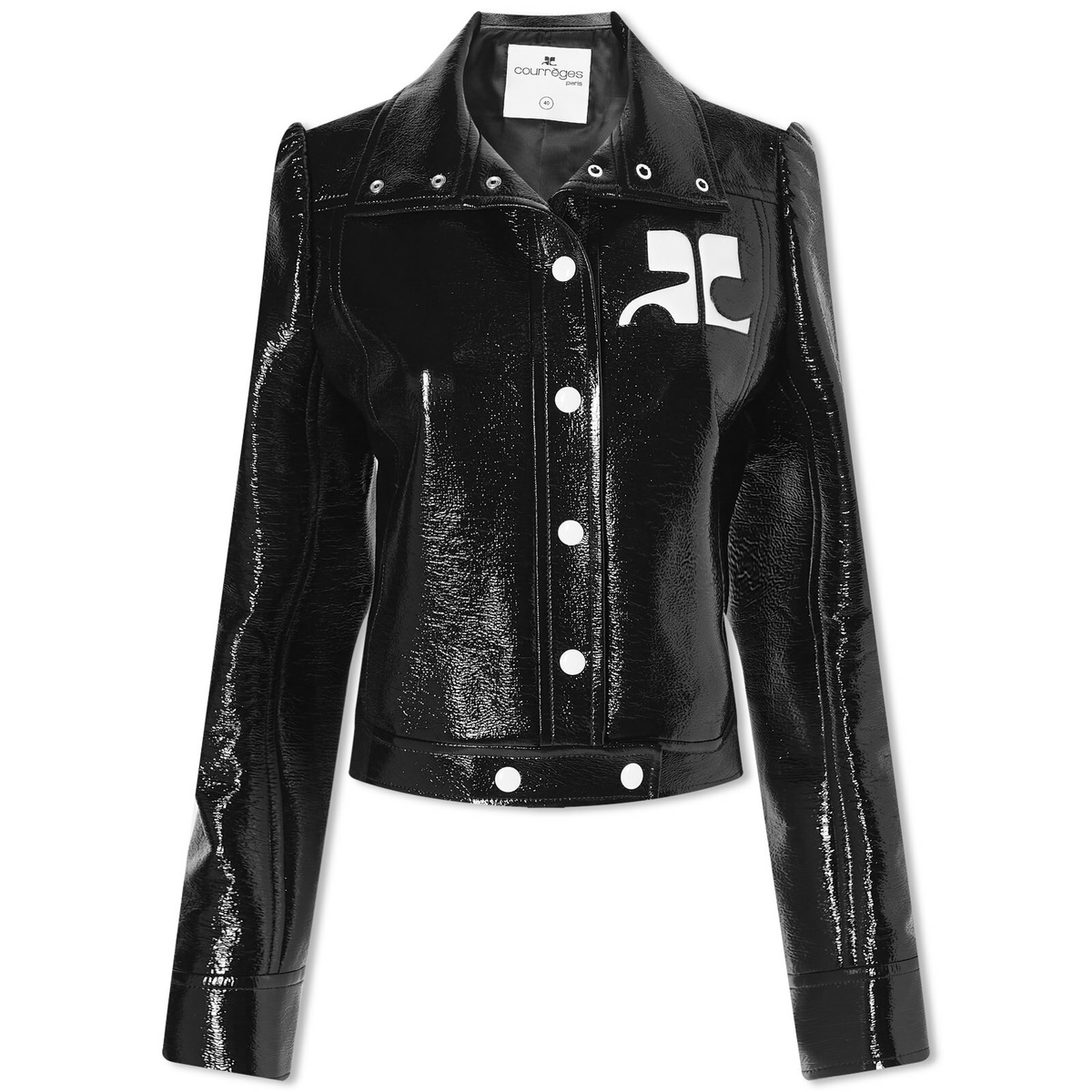 Courreges Women's Courrèges Reedition Vinyl Jacket in Black Courreges