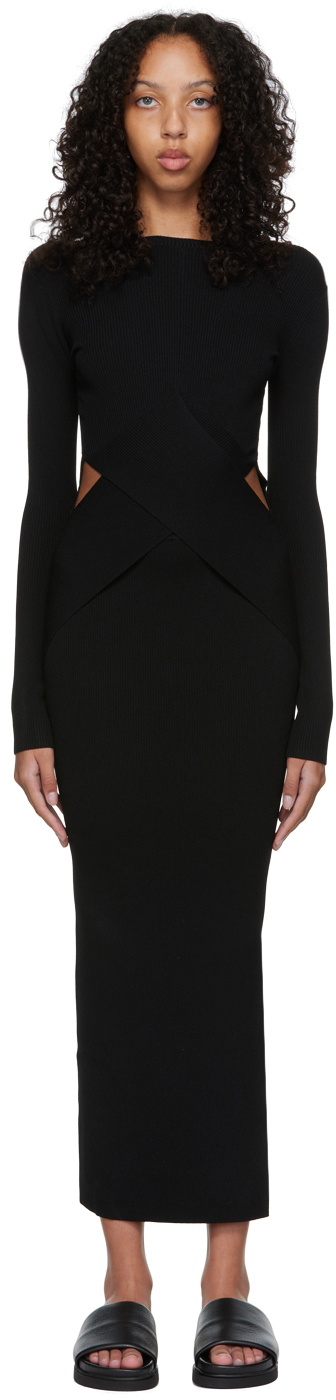 SIR. Black Celena Maxi Dress SIR.