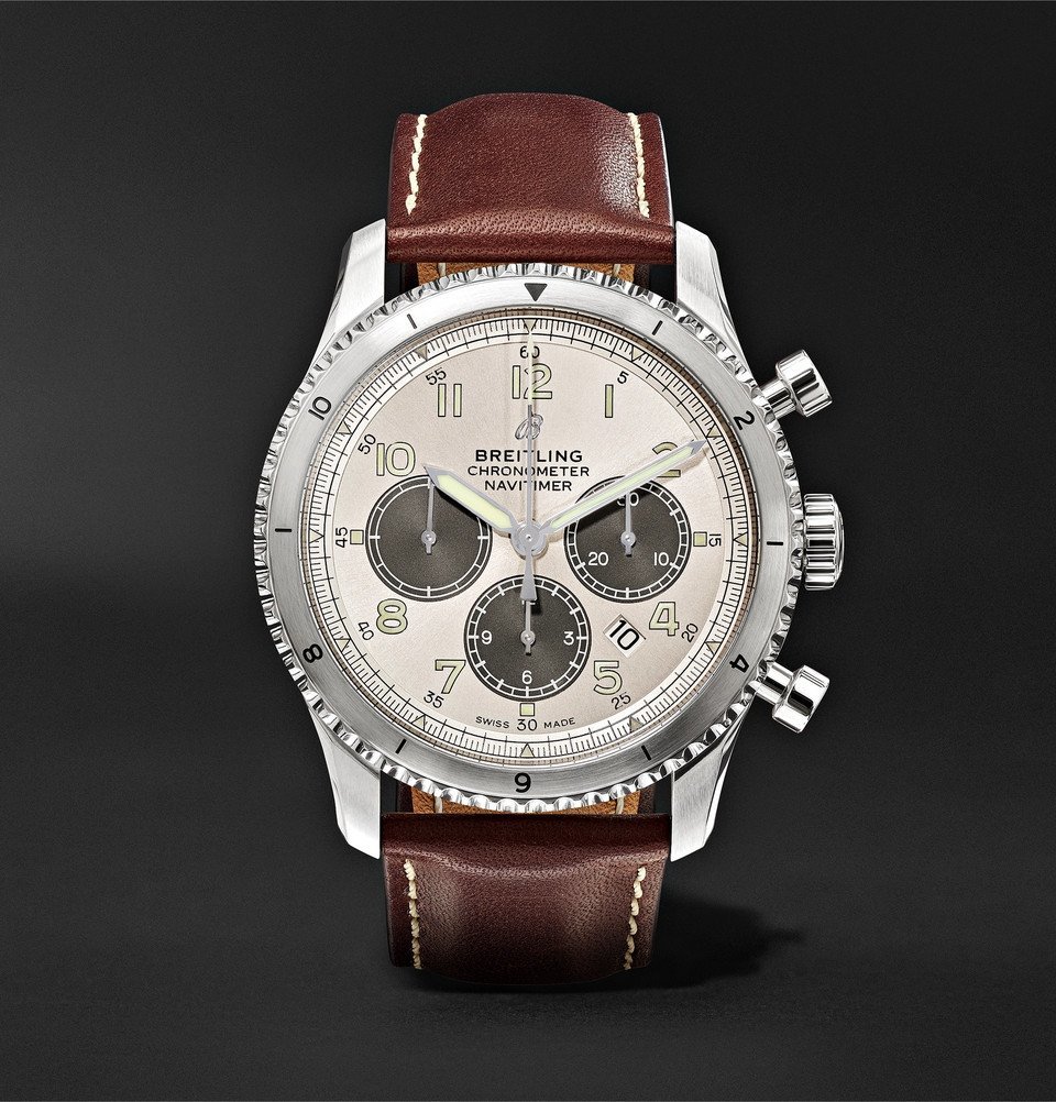 Breitling - Navitimer 8 B01 Chronograph 43mm Stainless Steel and ...