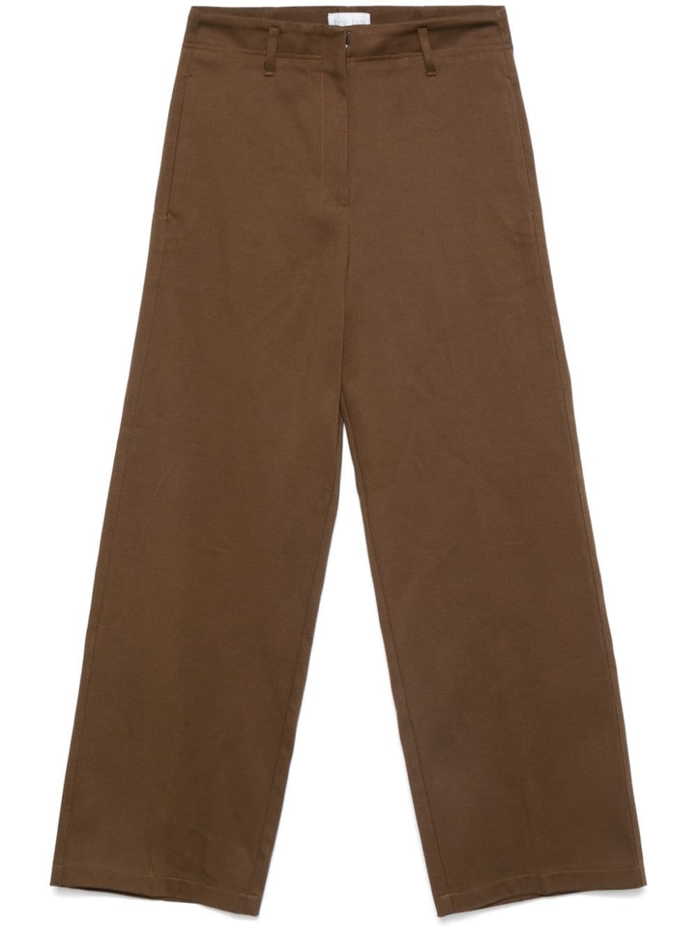 FORTE FORTE - Cotton Blend Straight Trousers Forte Forte