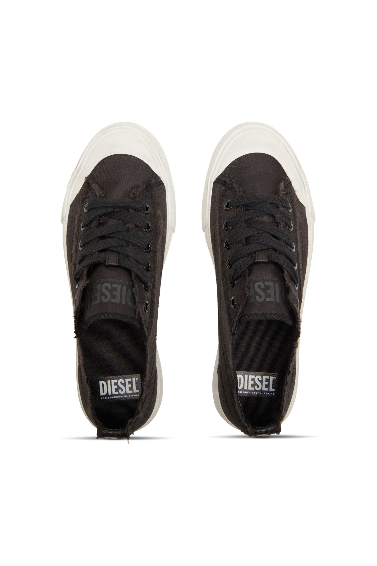Diesel S-Athos Low-Sneakers in distressed satin - Sneakers Womens in ...