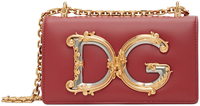 Dolce&Gabbana Red 'DG' Shoulder Bag Dolce & Gabbana