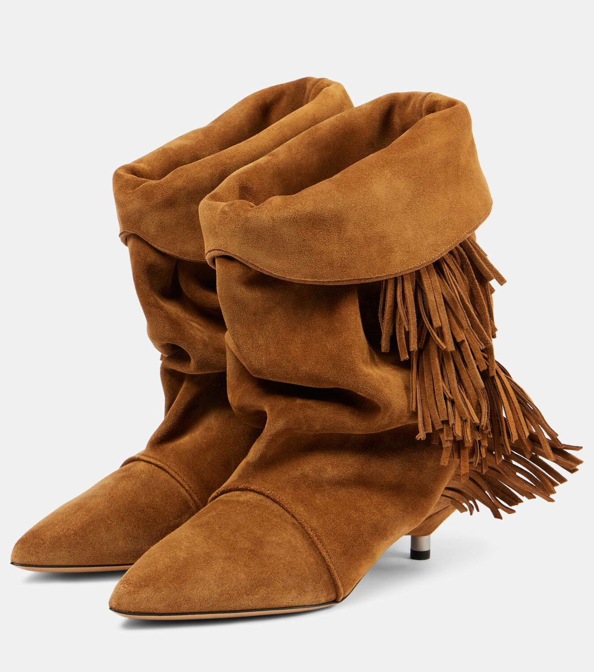 Isabel Marant Edrik fringed suede ankle boots Isabel Marant