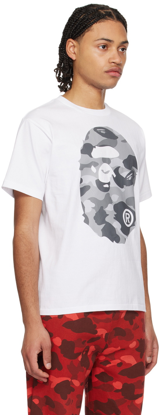 BAPE White Big Ape Head T-Shirt A Bathing Ape
