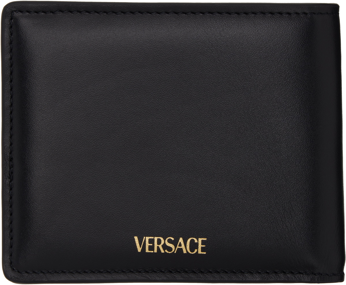 Versace Black Medusa Biggie Bifold Wallet Versace