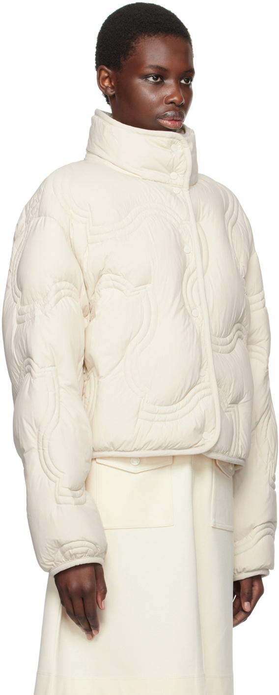 Moncler Off-White Beryl Short Down Jacket Moncler