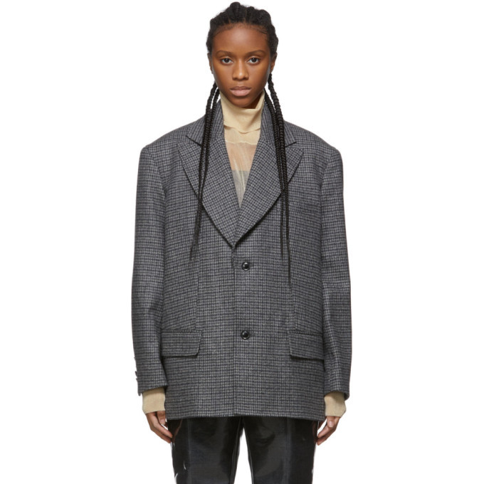 Toga Grey Wool Oversized Blazer Toga Pulla