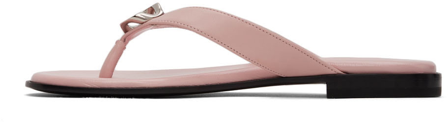 Givenchy Pink G Chain Buckle Sandals Givenchy