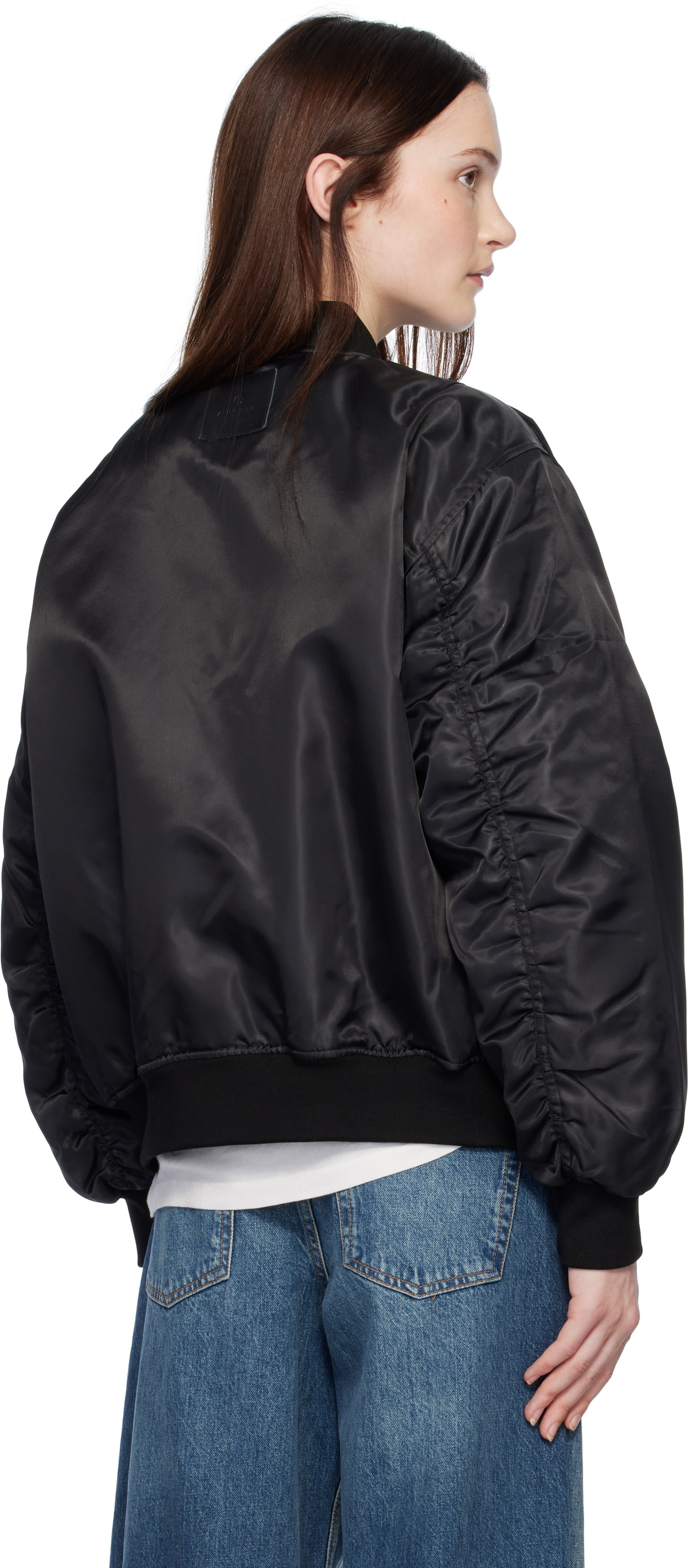 ANINE BING Black Leon Bomber Jacket ANINE BING