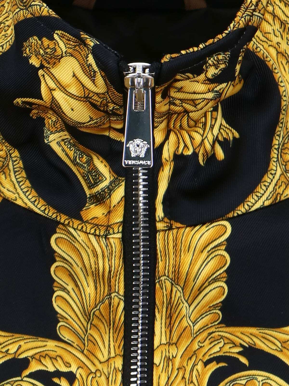 Versace Baroque Pattern Zip-up Track Jacket Versace