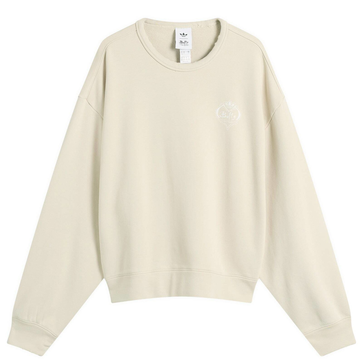 Adidas Women's Buffy Crew in Alumina adidas