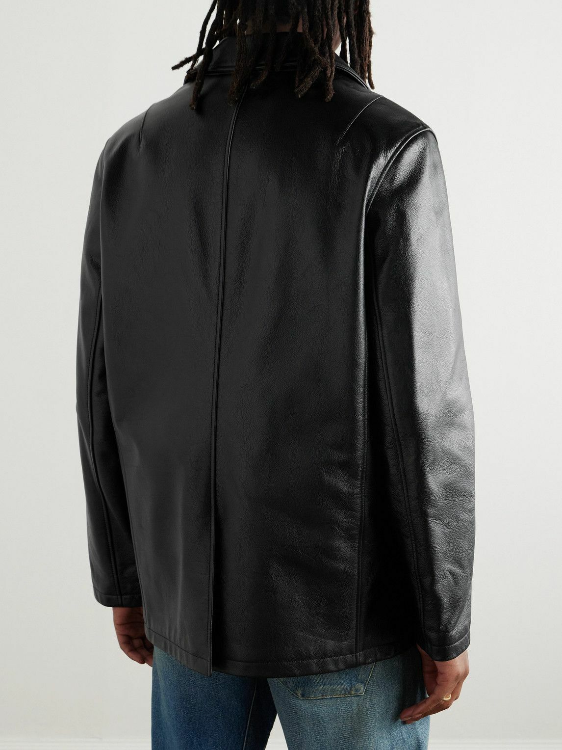 Our Legacy - Alley Full-Grain Leather Jacket - Black Our Legacy