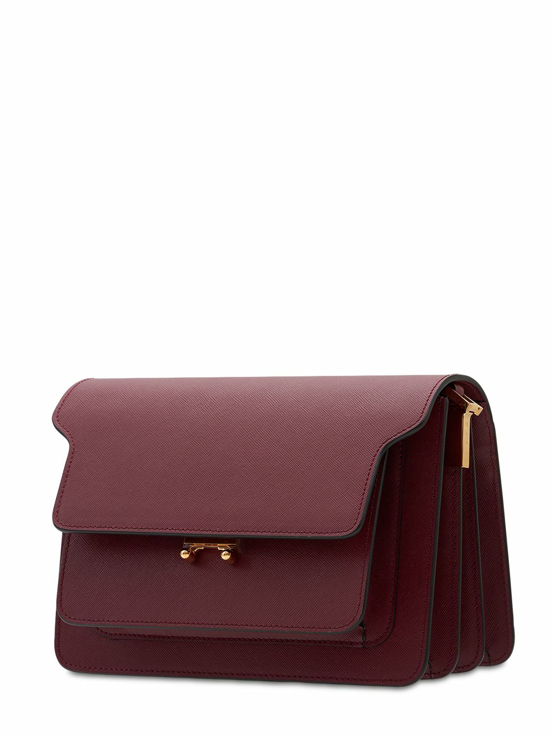 MARNI - Medium Saffiano Leather Trunk Bag Marni