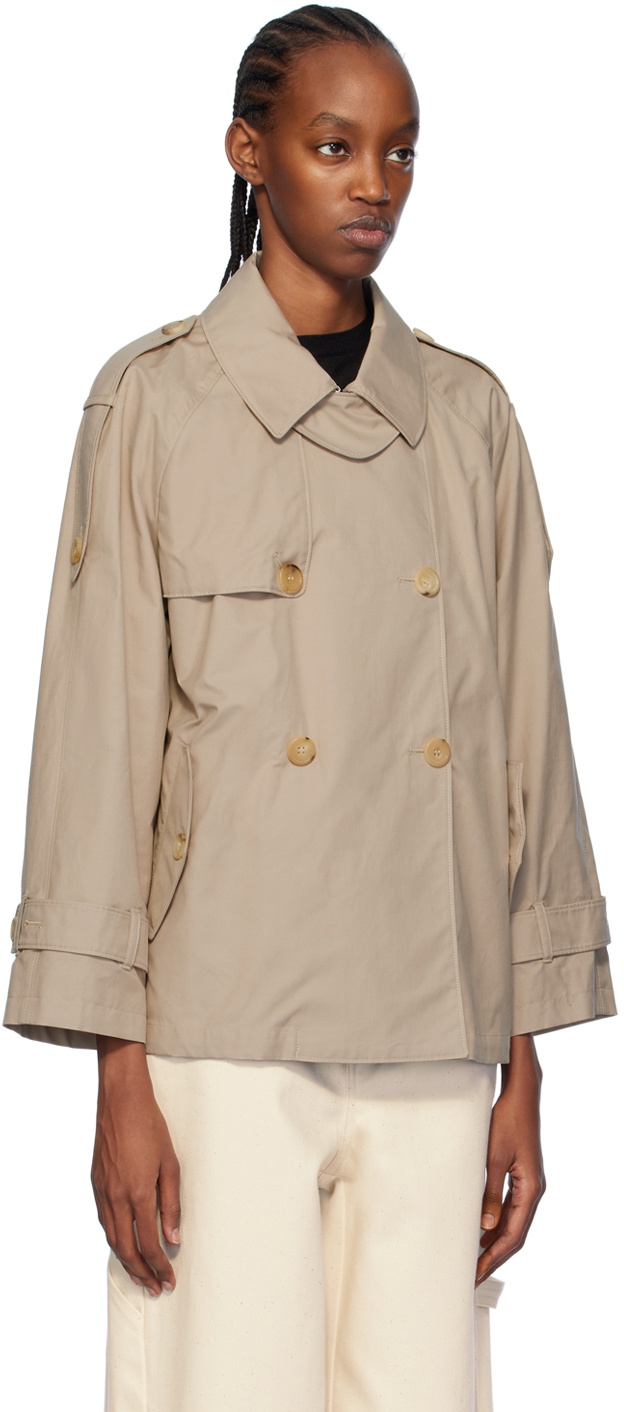 Max Mara Beige Dtrench Jacket Max Mara