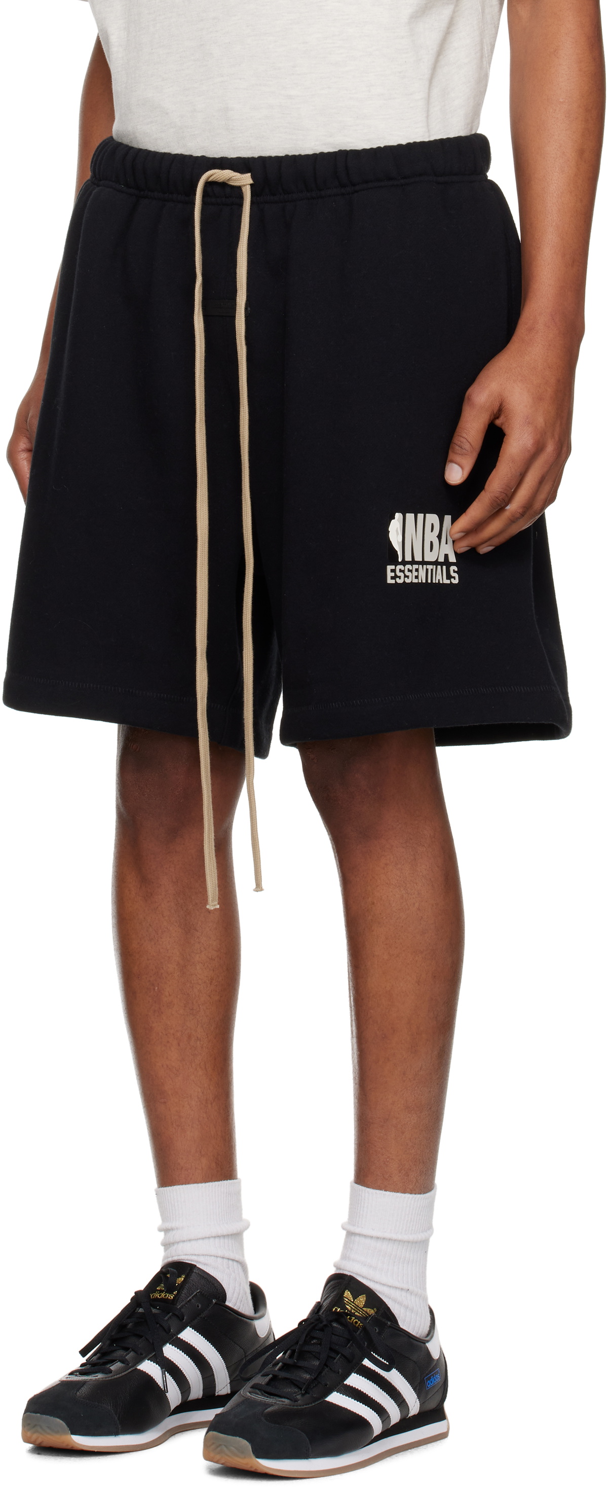 Fear of God ESSENTIALS Black NBA Core Fleece Shorts Fear Of God Essentials