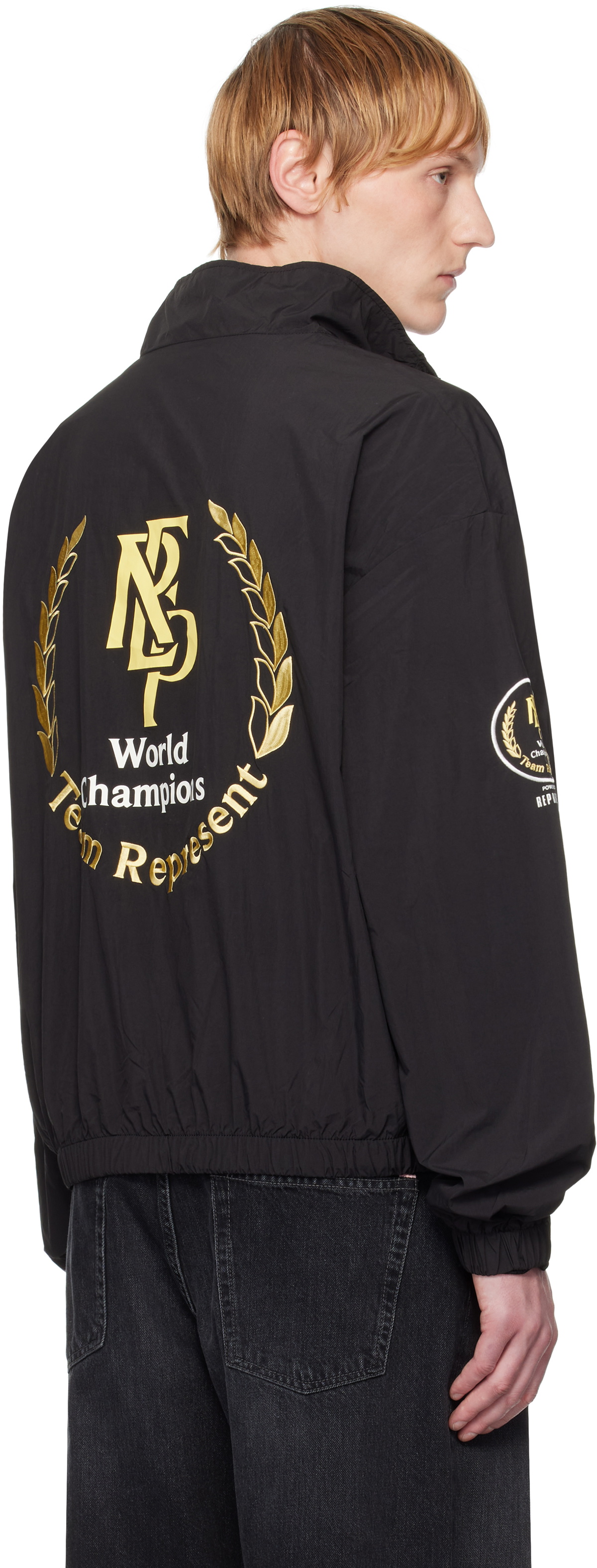 Represent Black 'World Championship' Track Jacket Represent