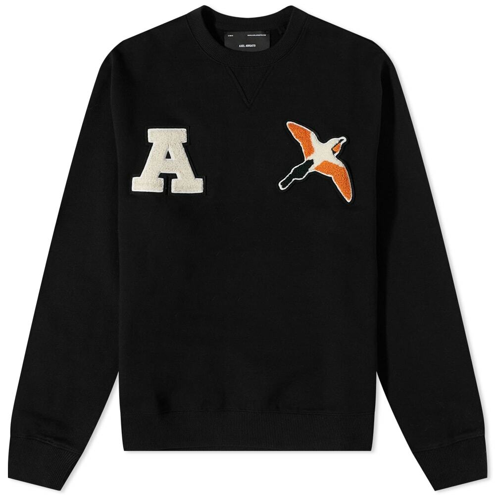 Axel Arigato Men's Varsity Bee Bird Crew Sweat in Black Axel Arigato