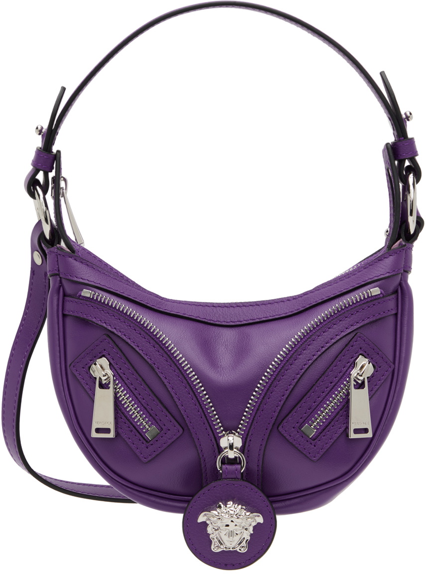 Versace Purple Mini Repeat Bag Versace