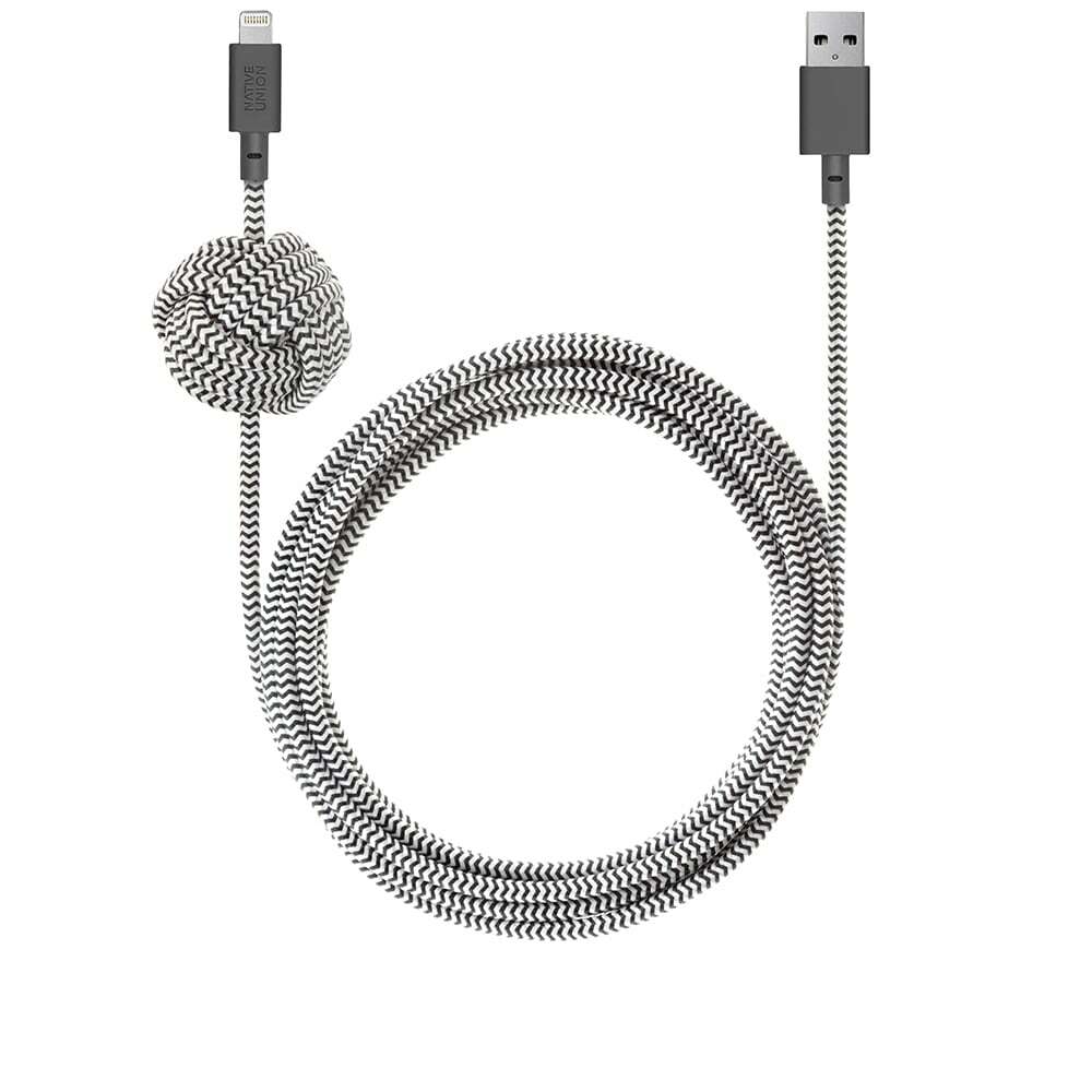 Native Union Night Cable in Zebra Native Union