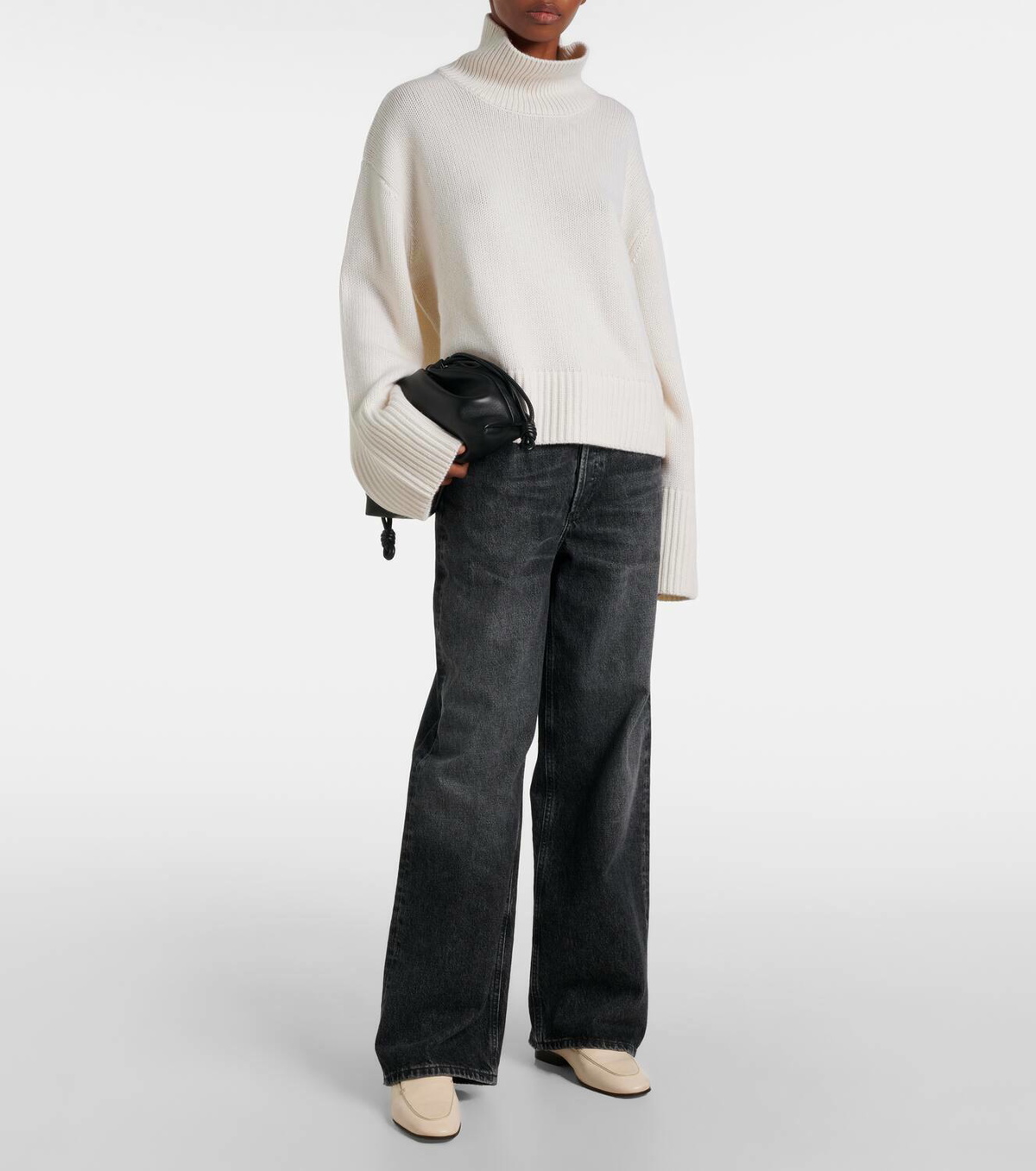 Lisa Yang Fleur cashmere turtleneck sweater Lisa Yang