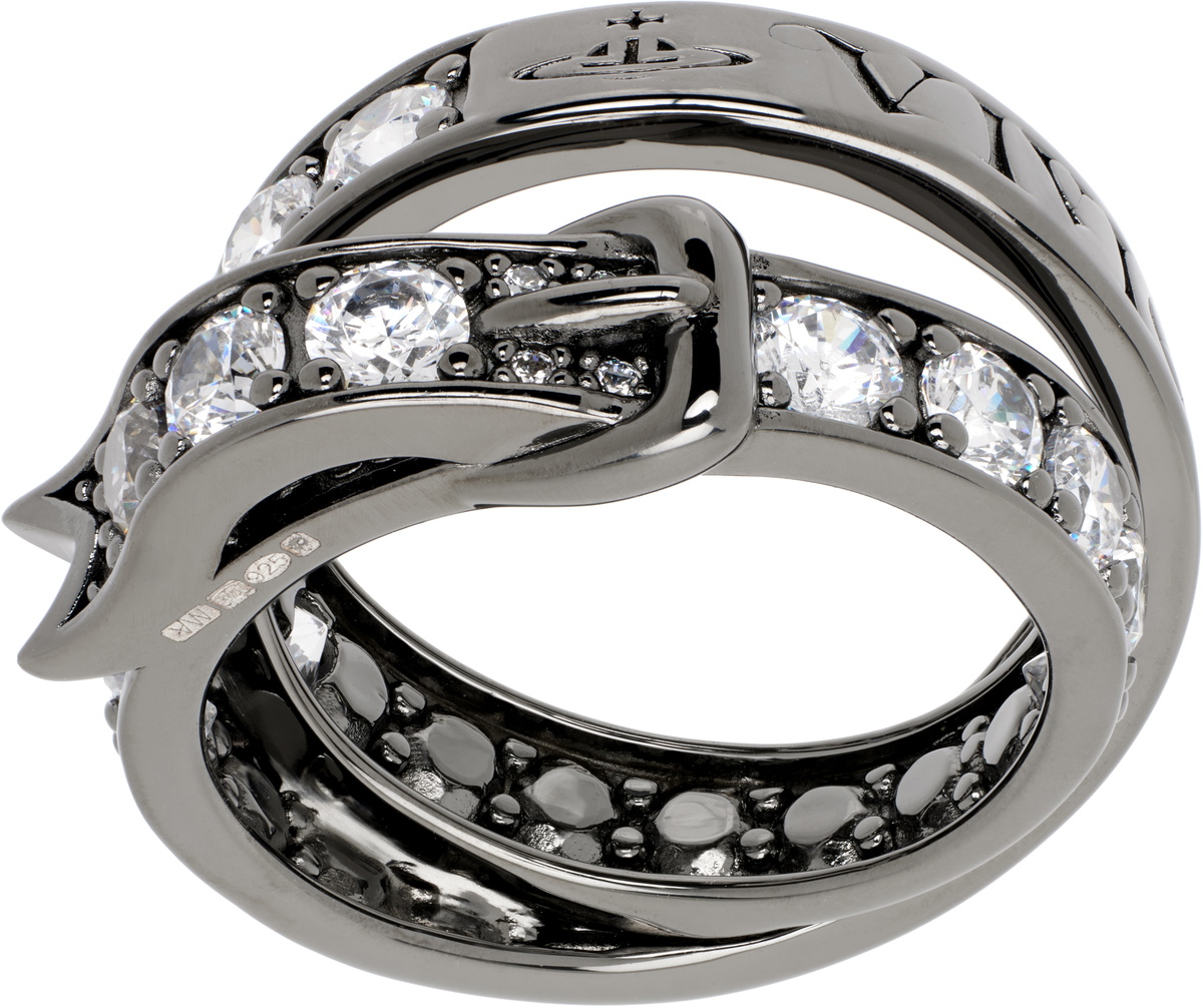 Vivienne Westwood Gunmetal Belt Ring Vivienne Westwood