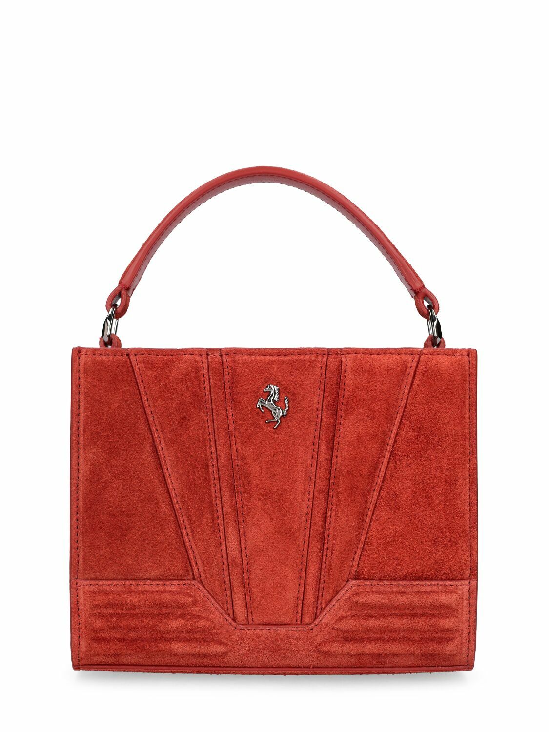 FERRARI - Micro Suede Leather Tote Bag Ferrari