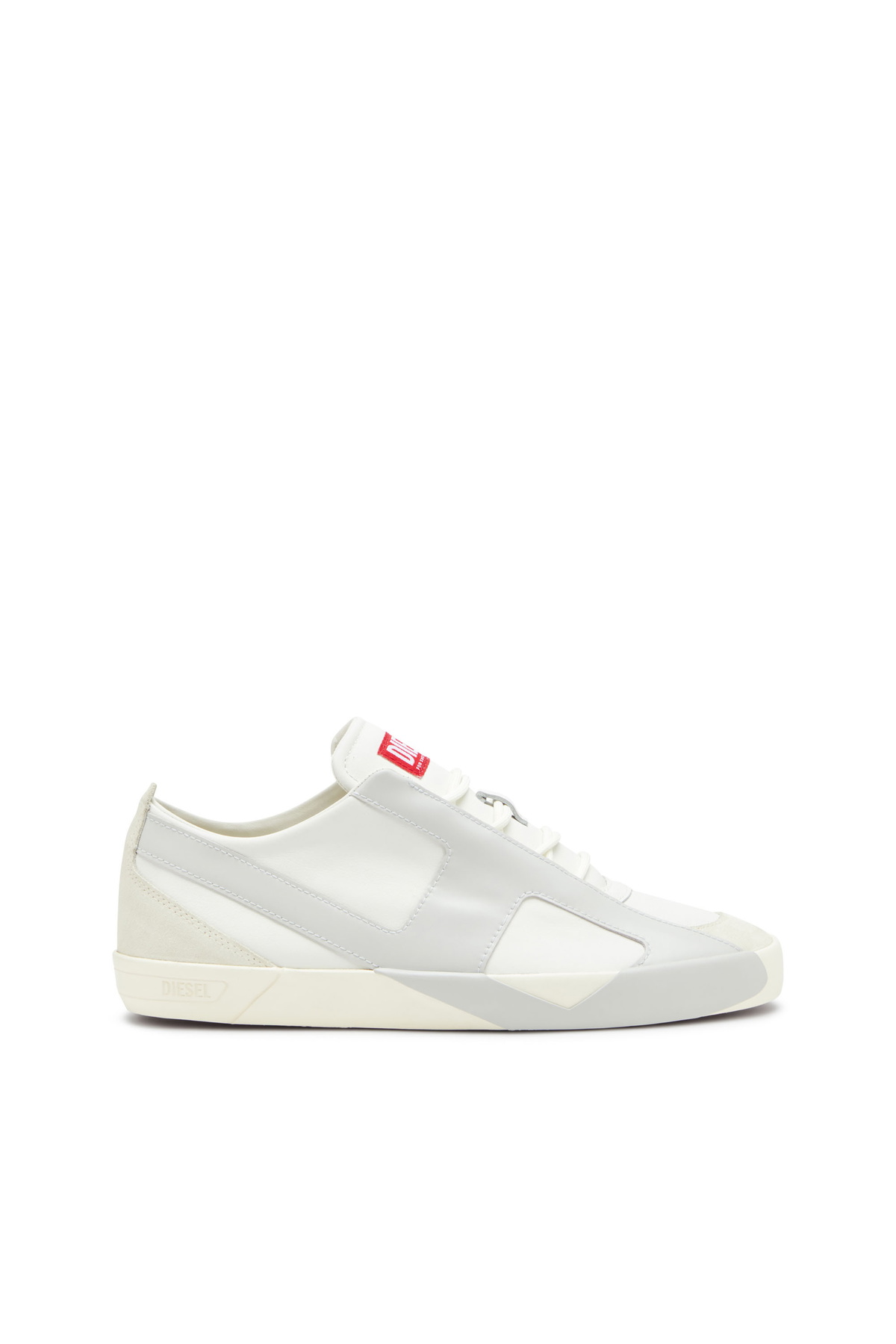 Diesel S-Slante-D-Sneakers in suede and leather with D logo - Sneakers ...