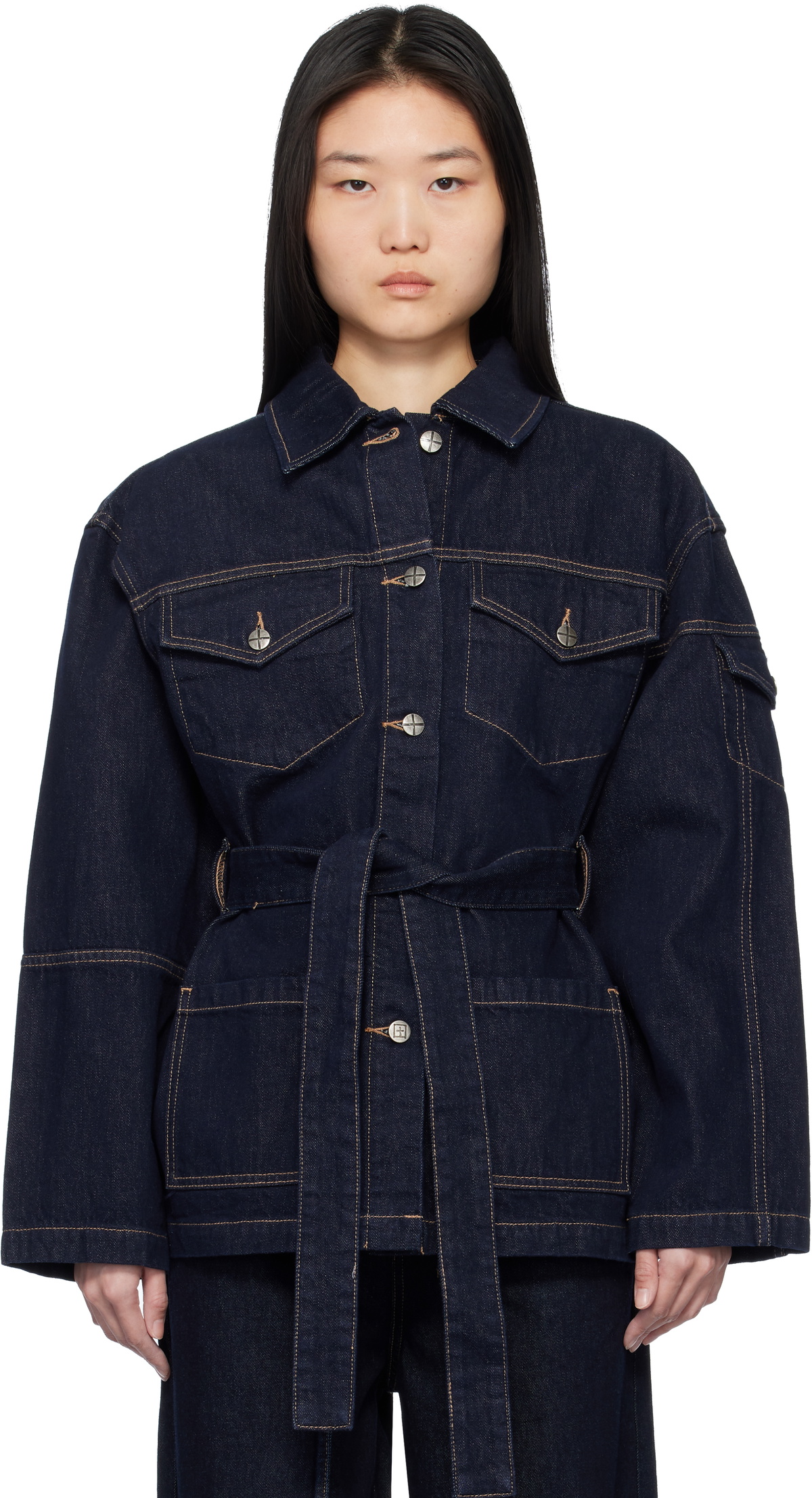 Ksubi Blue Duty Zenith Pop Denim Jacket Ksubi