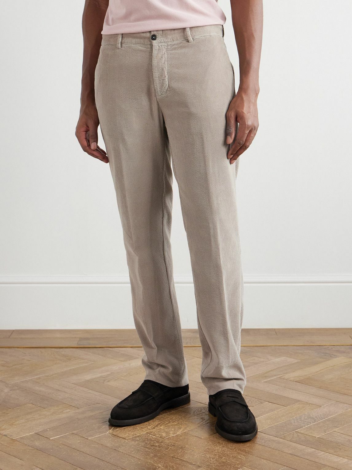 Massimo Alba - Sloop Cotton-Corduroy Suit - Neutrals Massimo Alba