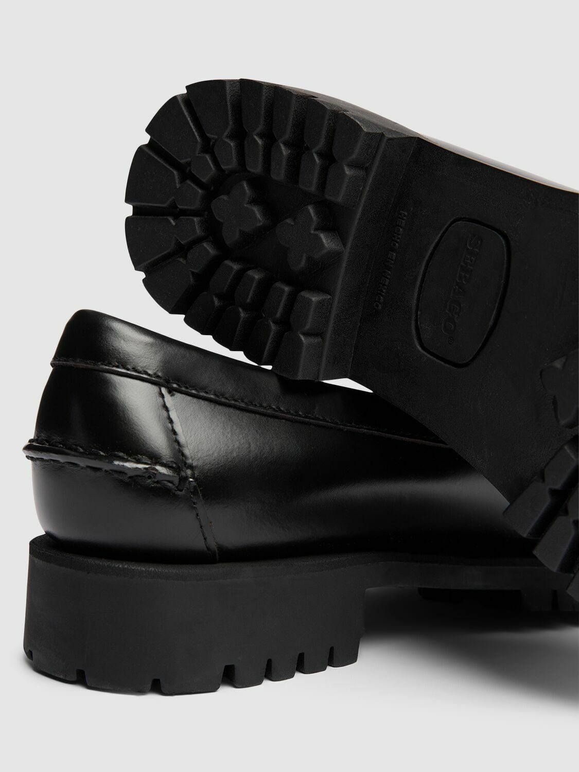 SEBAGO 20mm Dan Lug Leather Loafers Sebago