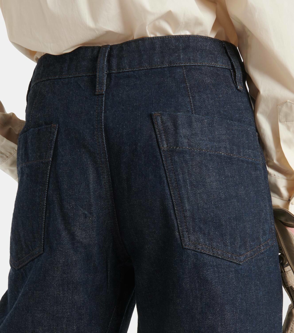 Lemaire Twisted high-rise straight jeans Lemaire