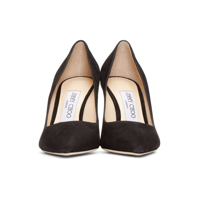 Jimmy Choo Black Suede Romy 85 Heels Jimmy Choo