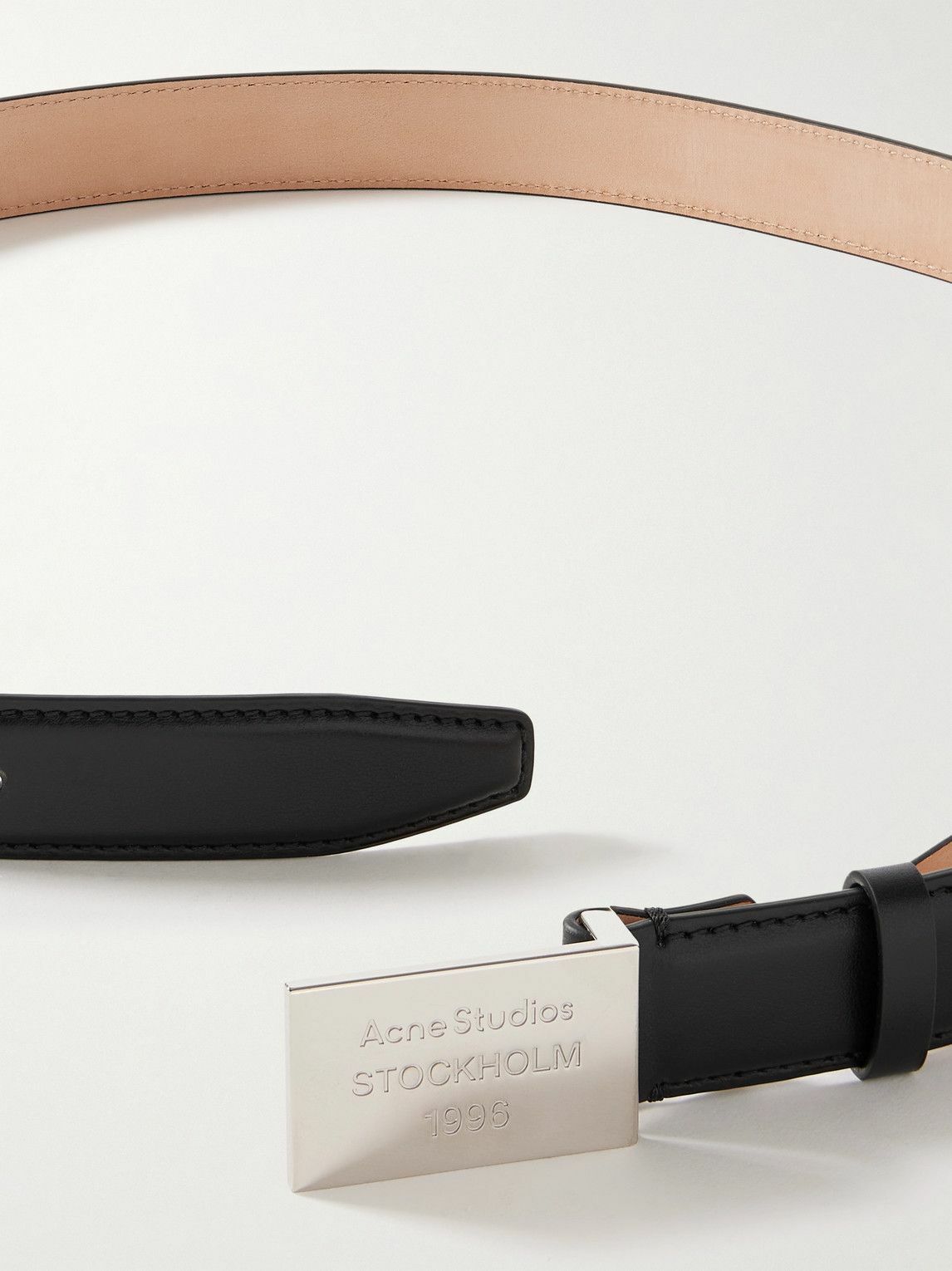 Acne Studios - 2cm Leather Belt - Black Acne Studios
