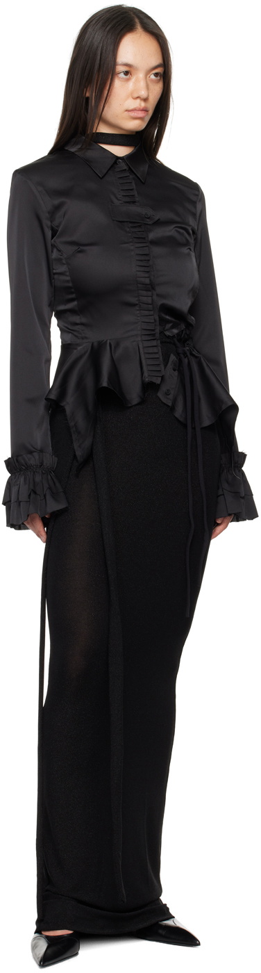 Ottolinger Black Ruffled Blouse Ottolinger