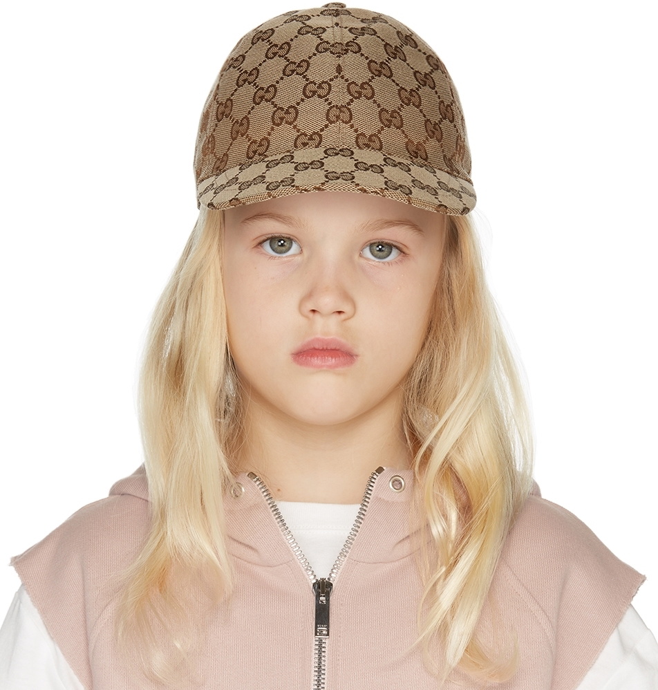 Gucci Kids Brown Original GG Cap Gucci