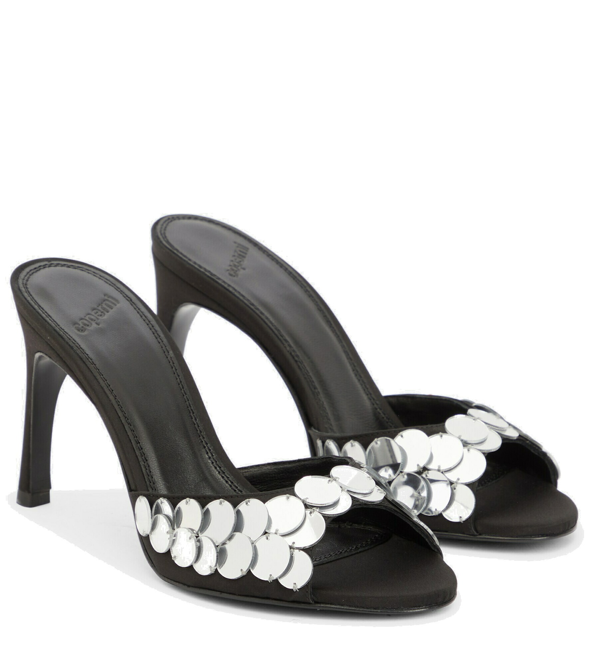 Coperni - Sequined leather mules Coperni