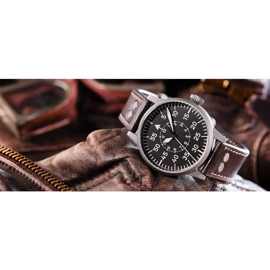 Laco Pilot Watch Original Automatic Black Dial Mens Watch 861749 Lacoste