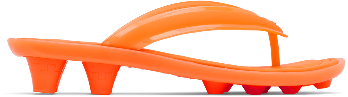 PUMA Orange Fenty Edition Cat Cleat Jelly Sandals Puma