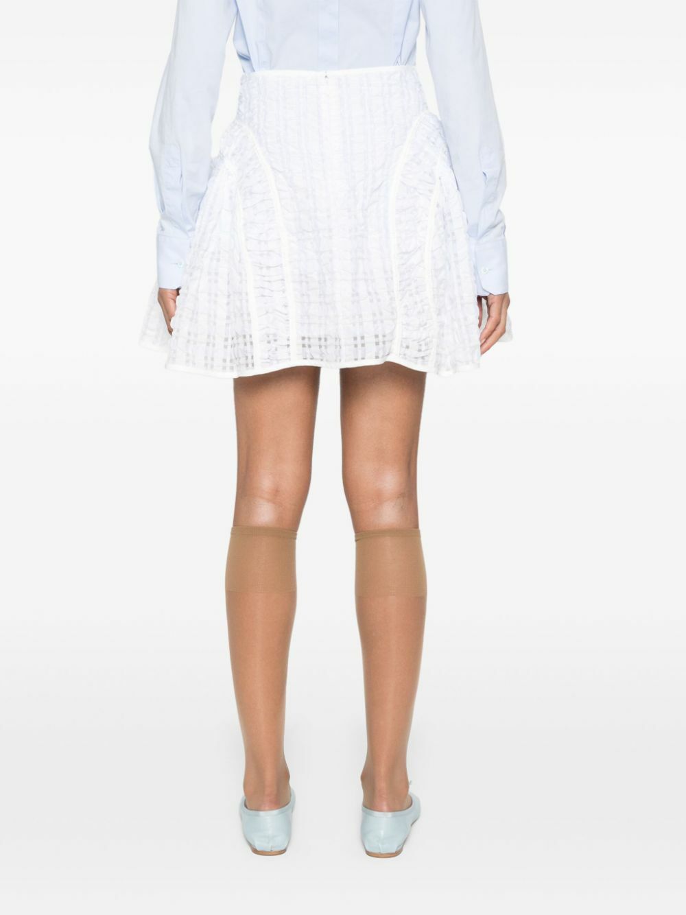 Cecilie Bahnsen White Oda Mini Skirt Cecilie Bahnsen