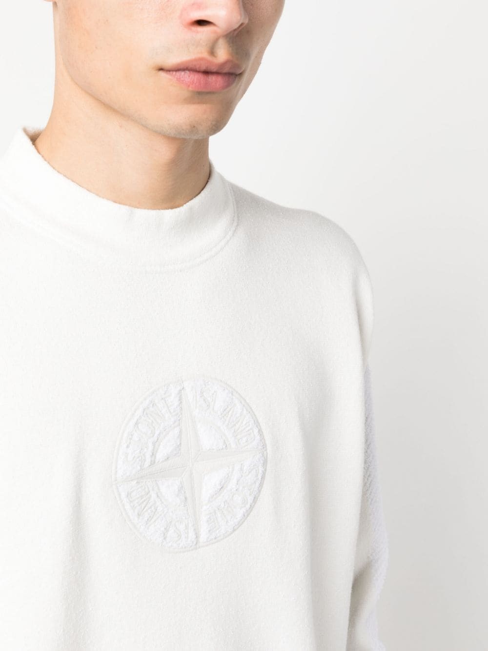 STONE ISLAND - Logo Crewneck Jumper Stone Island