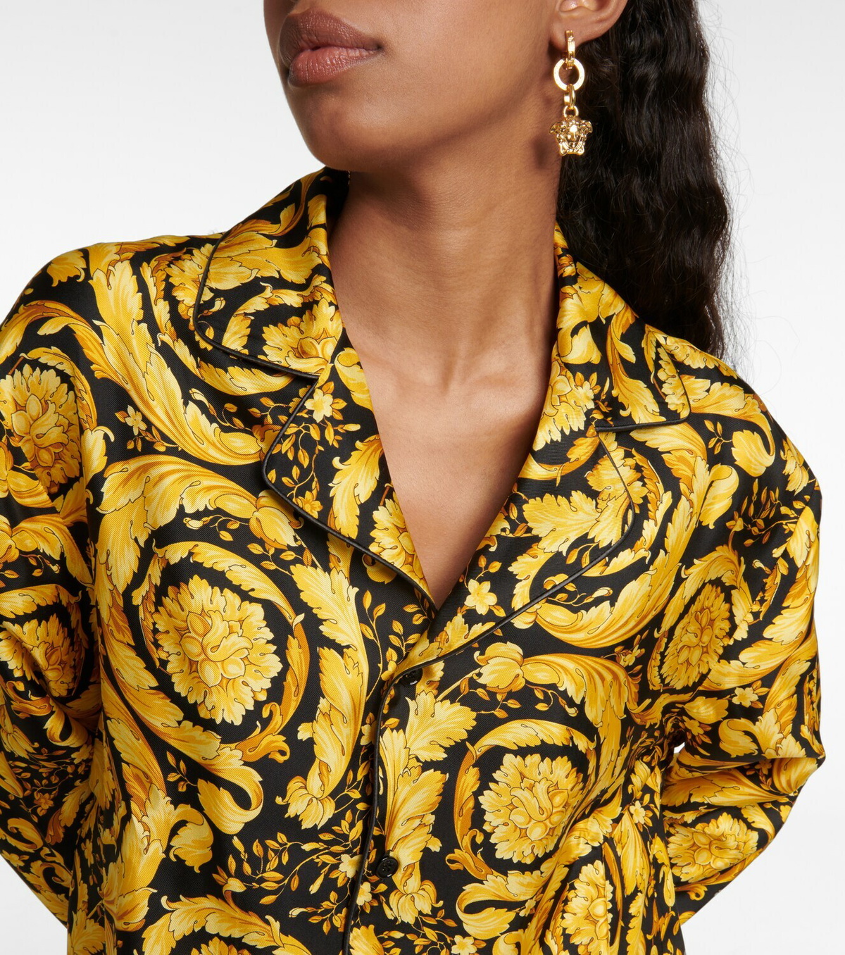 Versace - Printed silk shirt Versace