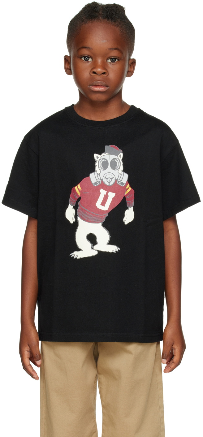 UNDERCOVER Kids Black Varsity T-Shirt Undercover