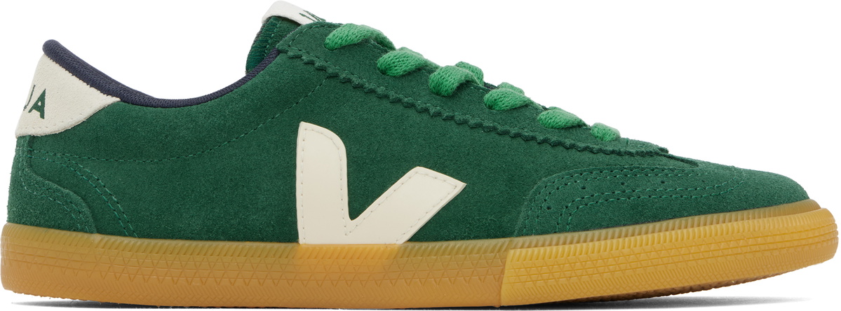 VEJA Green & Beige Volley Suede Sneakers VEJA