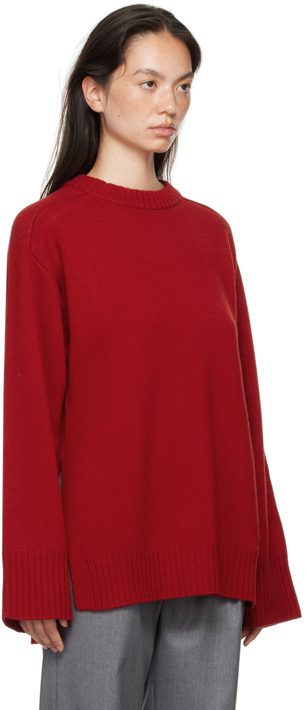 Loulou Studio Red Safi Sweater Loulou Studio