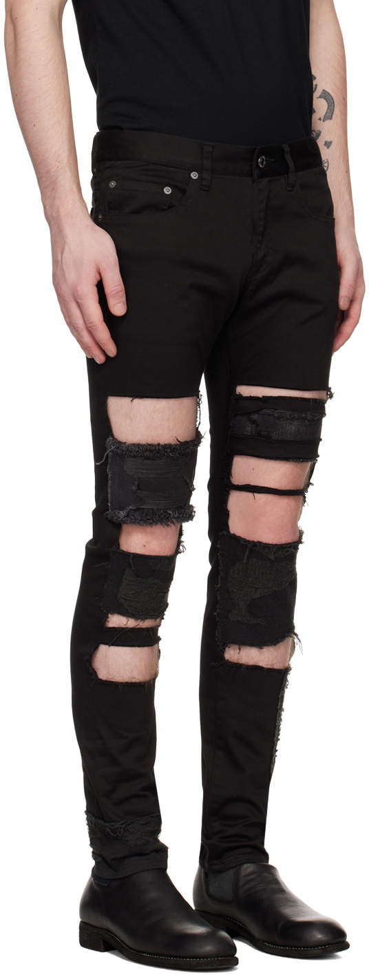 Undercover Black Distressed Jeans Undercover