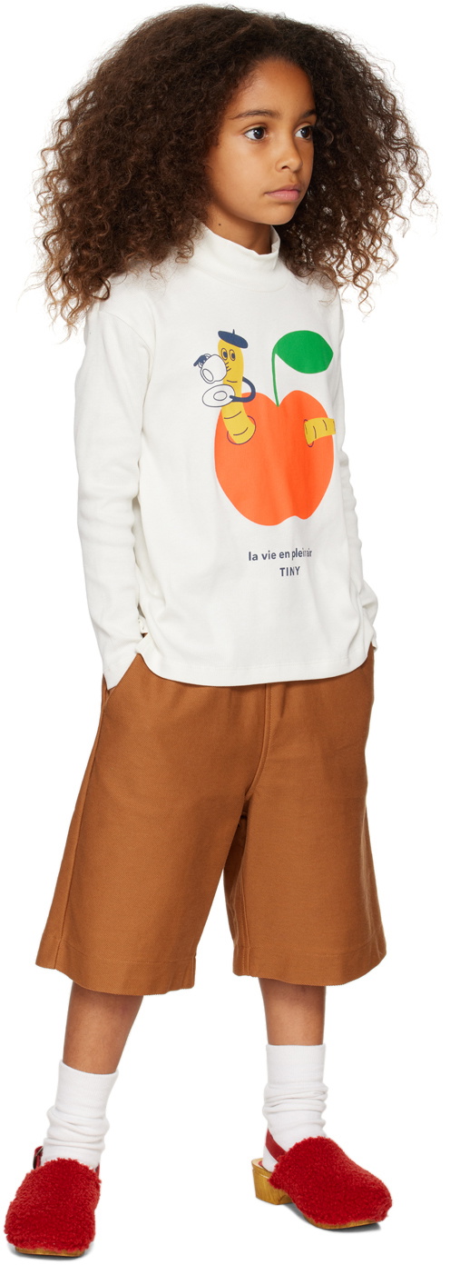 TINYCOTTONS Kids White 'La Vie' T-Shirt TINYCOTTONS