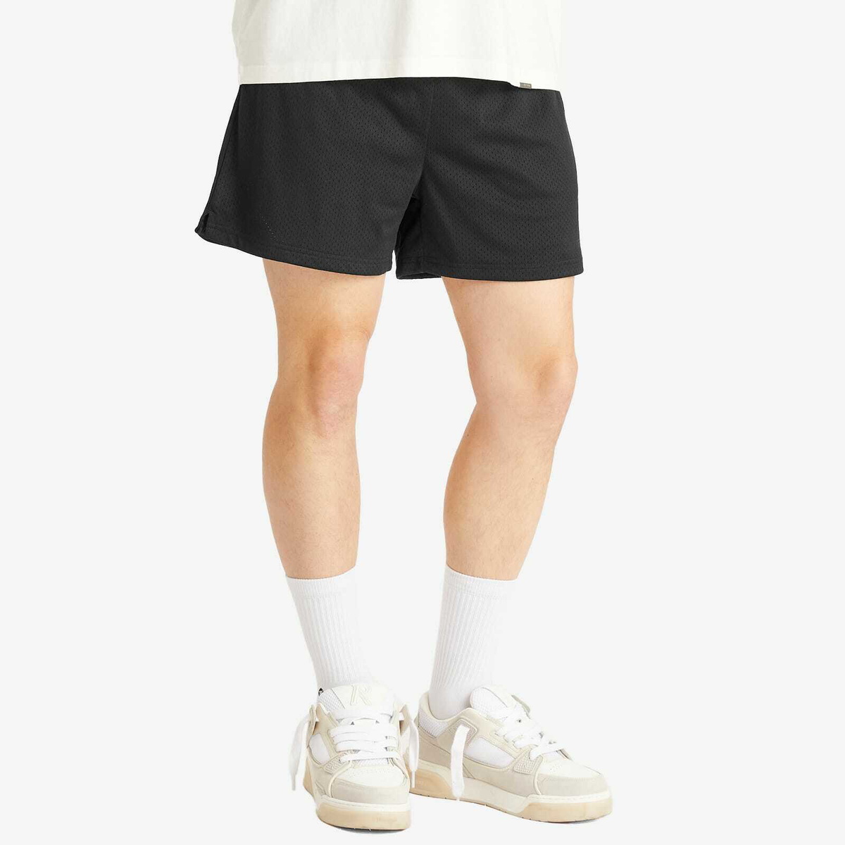 Represent Men's Mesh Short in Jet Black Represent