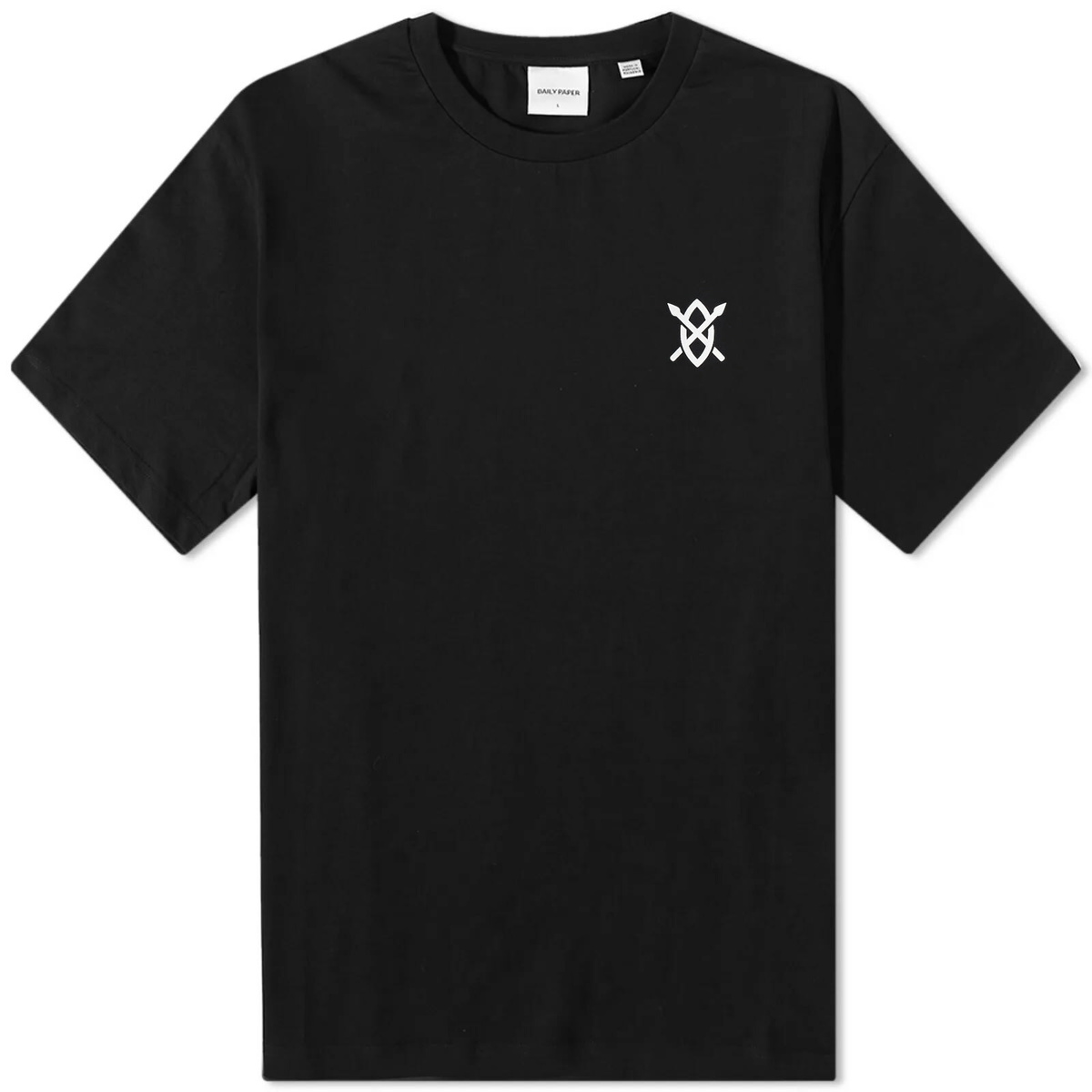Daily Paper Men's Store Logo T-Shirt in Black Daily Paper